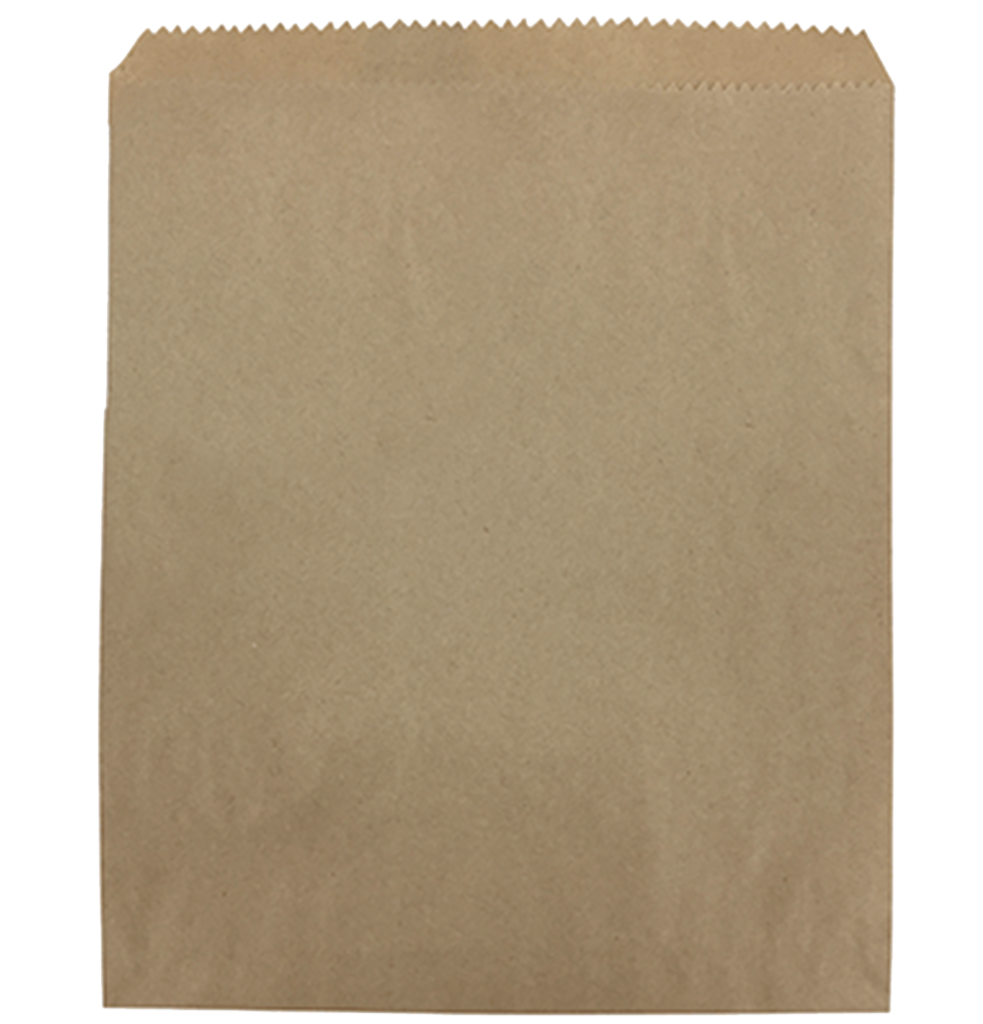 HC 3 FLAT BROWN BAG (500PCS/PACK)